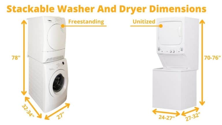 Washer And Dryer Dimensions: A Complete Size Guide – dimensionofstuff.com