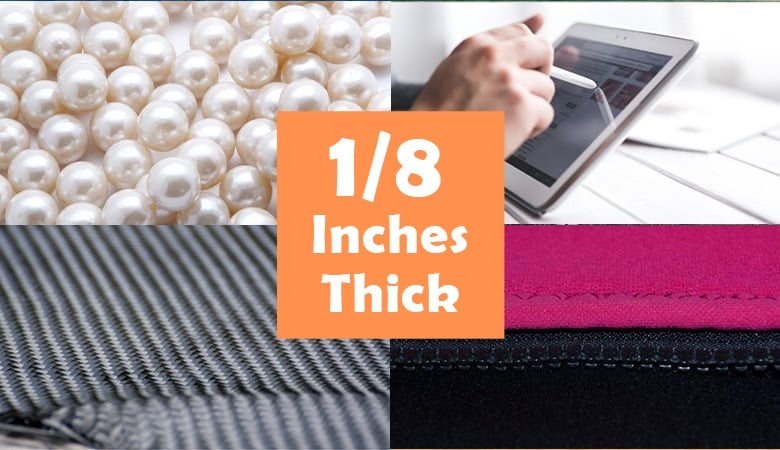 List of Things That Are 1/8 Inches (in) Thick – dimensionofstuff.com